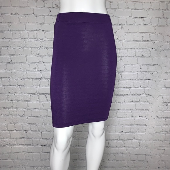 Iris Basic | Skirts | Iris Basic Purple Pencil Skirt Small | Poshmark